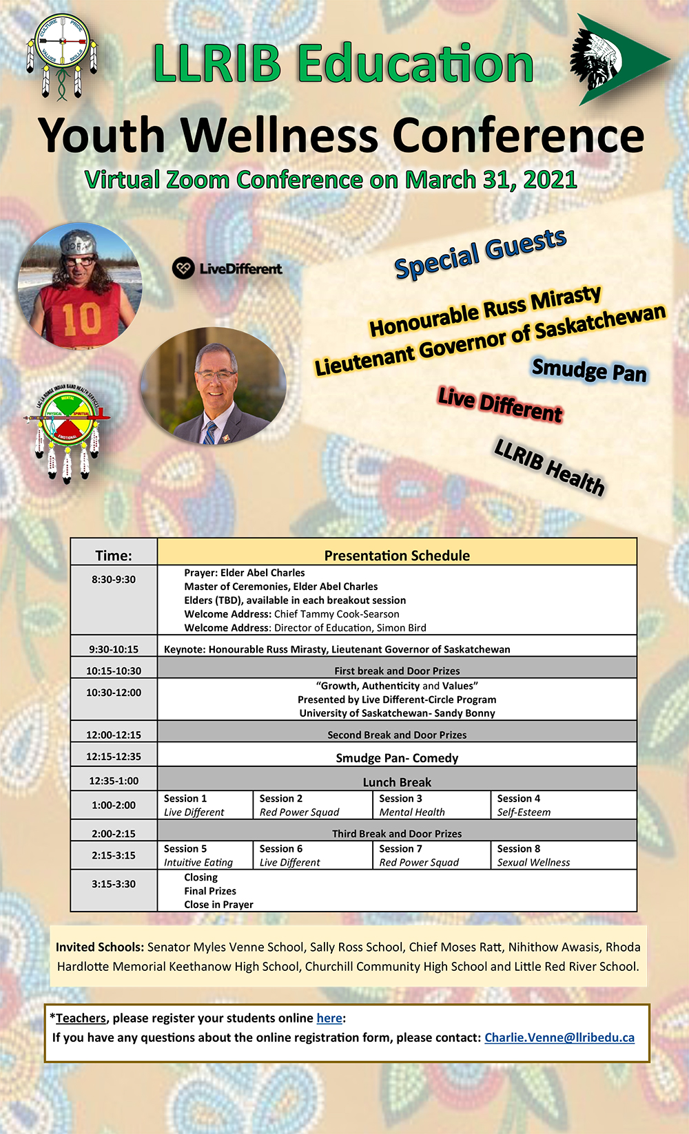 Youth Wellness Conference – Virtual Zoom Conference – March 31, 2021 ...